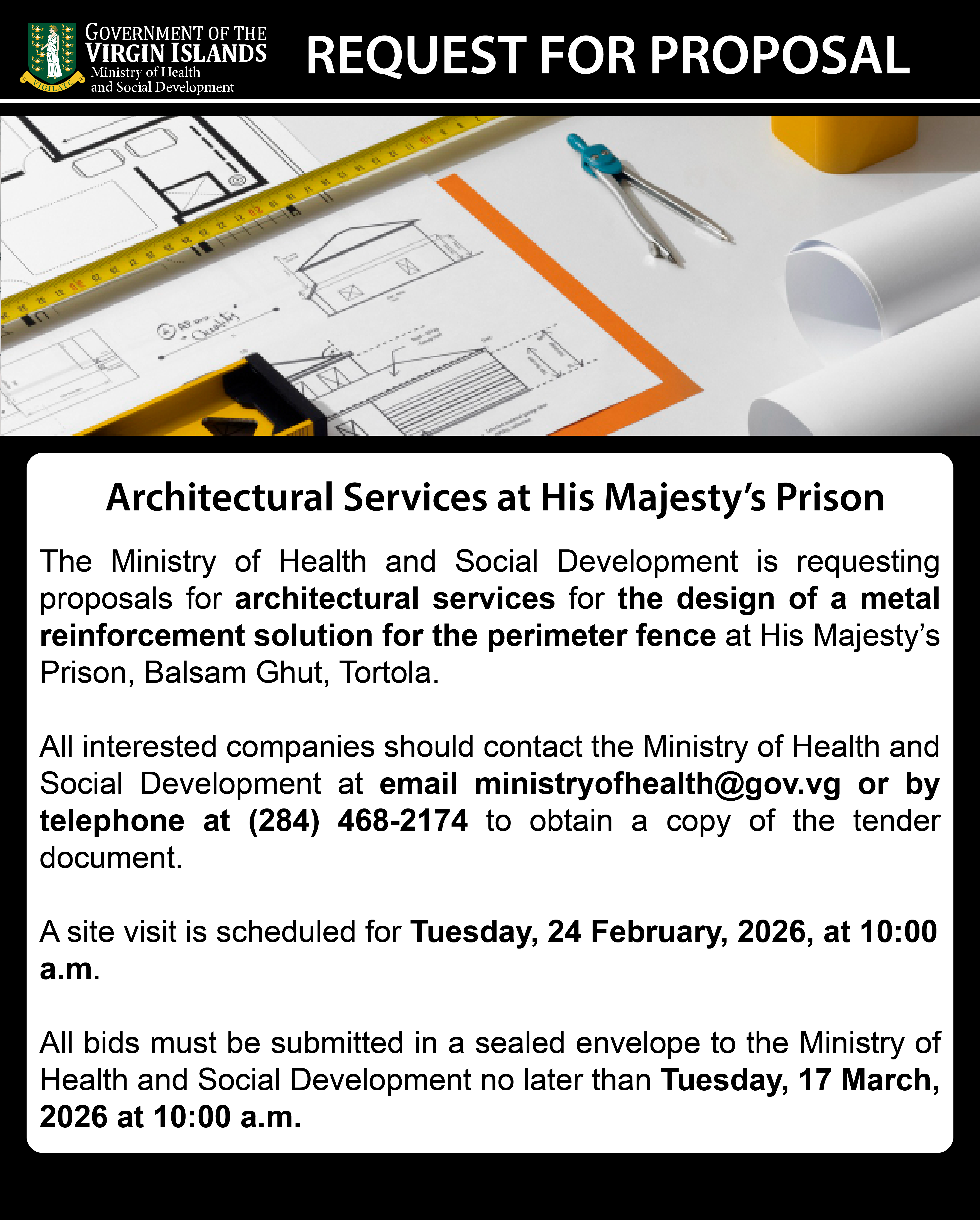 Request for Proposals Architectural Services Metal Reinforcement ...